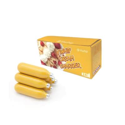 China Carbon Steel Whip Cream Chargers 8.5g Food Grade Nitrous Oxide for sale