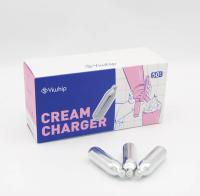 China Stainless Steel 8.5G Whipped N2o Cream Charger Non Threaded for sale