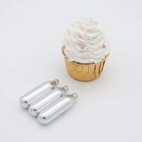 China Custom Branding 8g Silver Cream Whipper Charger 10pk/24pk/50pk/100pk for sale