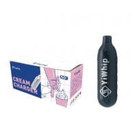 China 8.5G Whipped N2O Cream Chargers Black For Kitchen Enthusiasts for sale
