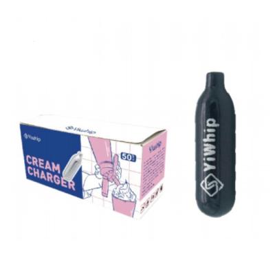 China 8.5G Whipped N2O Cream Chargers Black For Kitchen Enthusiasts for sale