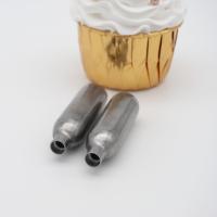 China Nitrogen Disposable Cream Whipper Charger 35g Food Grade Silver Gray for sale