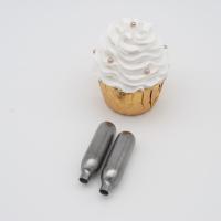 China Nitrogen Disposable Cream Whipper Charger 35g Food Grade Silver Gray for sale