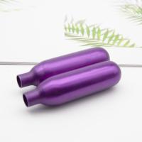 China ISO9001 Purple N2O Cream Whipper Chargers DC04 Steel for ice cream for sale