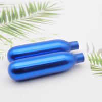 China Empty Blue N2O Mini Cream Whipper Chargers Portable for sale