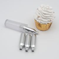 China No2 Empty Cream Chargers DC04 Steel Cream Bulbs 12pcs /Box for sale