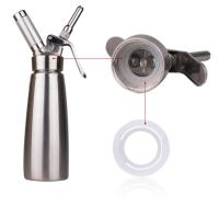 China 7g 4.8cm Whipped Cream Dispenser Gasket Transparent Silicone Whip Cream Dispenser Parts for sale