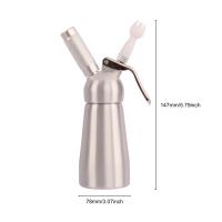 China Metal Aluminium Red 250ml Whipped Cream Dispenser 12pcs/ Carton for sale