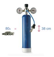 China E942 Nitrous Oxide Cylinder Dessert Tools 0.95 Litre Flavor 580g N2o Charger for sale