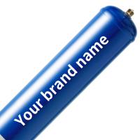 China 580g Nitrous Oxide Gas Cylinder 0.95ml Cracker Plastic Nozzle Cream Charger for sale