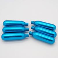 China Steel N2O Cream Whipper Chargers ISO9001 Blue Nitrous Oxide N2O for sale