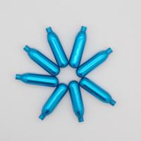 China ISO9001 Disposable 50 Pack Whip Cream Chargers N2O Blue Zinc Coated for sale