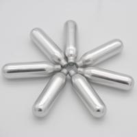 China Food Grade Filling 8g Whipped Cream Chargers Silver for sale