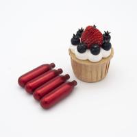 China Silvery And Customize 8g Whipped Cream Chargers For Dessert Tools for sale