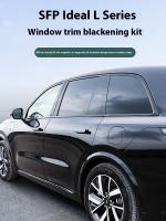 China Lixiang Black Knight Modified Glitter Black ABS Window Trim The Ultimate Bumper Decorative Accessory for L9 L8 L7 L6 Cars for sale