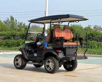 China Outdoor Playground Electric Golf Cart Chinese 4 Passenger Hunting Buggy with Custom Body and Lifted Design for sale