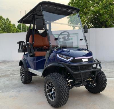 China Equipped with Electromagnetic Parking System Private Mold Electric Lifted Golf Cart 4 Passenger Chinese Hunting Golf Carts for sale