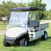 China Support OEM Electric Golf Cart with Rear Basket Bed and 2 4 6 Passenger Utility Vehicle Buggy Minimum Grand Clearance 150-200mm for sale