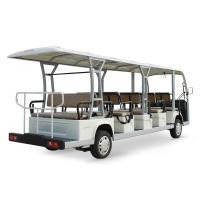 China 18.6mph Speed Electric Shuttle 17 Passenger Sightseeing Bus With 80-100km Driving Mileage and Powerful Configuration for sale
