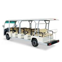 China 18.6mph Speed Electric Shuttle 17 Passenger Sightseeing Bus With 80-100km Driving Mileage and Powerful Configuration for sale