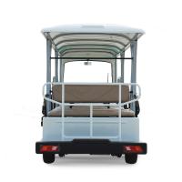 China 18.6mph Speed Electric Shuttle 17 Passenger Sightseeing Bus With 80-100km Driving Mileage and Powerful Configuration for sale