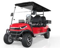 China Customizable 6-Seater Off Road Golf Cart with Electric Power and Cargo Box Standing Postion of Tail Caddie Unequipped for sale