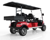 China Customizable 6-Seater Off Road Golf Cart with Electric Power and Cargo Box Standing Postion of Tail Caddie Unequipped for sale