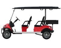 China Customizable 6-Seater Off Road Golf Cart with Electric Power and Cargo Box Standing Postion of Tail Caddie Unequipped for sale