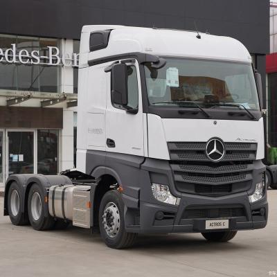 China 530Hp Diesel Engine Head Tractor Truck for Mercedes Benz Actros With ABS Yes Euro 6 and High Horsepower for sale