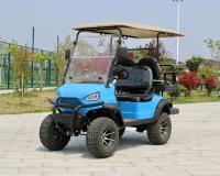 China 400-500kg Curb Weight 4 Seater 48V5KW AC Motor Electric Golf Cart with Cargo Box and Front Drum Rear Drum Brake System for sale