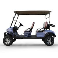 China 2024 Electric 4 Person Golf Cart for Hunting Transport 20% Grade Ability 15.5mph Maximum Speed 48V 5KW AC Motor for sale