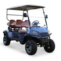 China 2024 Electric 4 Person Golf Cart for Hunting Transport 20% Grade Ability 15.5mph Maximum Speed 48V 5KW AC Motor for sale
