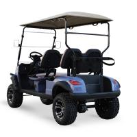 China 2024 Electric 4 Person Golf Cart for Hunting Transport 20% Grade Ability 15.5mph Maximum Speed 48V 5KW AC Motor for sale