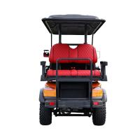 China 4 Wheel Electric Club Car Golf Cart Maximum Speed 30-50Km/h Electric Fuel Type Lifted 4 Passenger for sale