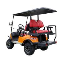 China 4 Wheel Electric Club Car Golf Cart Maximum Speed 30-50Km/h Electric Fuel Type Lifted 4 Passenger for sale