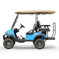 China 15.5mph Speed Electric Hunting Buggy Lifted 4 Seater Golf Cart with Aluminum Alloy Hub and All-Terrain Capabilities for sale