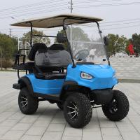 China 15.5mph Speed Electric Hunting Buggy Lifted 4 Seater Golf Cart with Aluminum Alloy Hub and All-Terrain Capabilities for sale