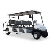 China 8 Seats Electric Golf Cart 13.7mph Speed Standing Postion of Tail Caddie Equipped for Passenger Transport for sale