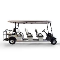 China 8 Seats Electric Golf Cart 13.7mph Speed Standing Postion of Tail Caddie Equipped for Passenger Transport for sale