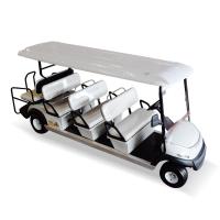 China 8 Seats Electric Golf Cart 13.7mph Speed Standing Postion of Tail Caddie Equipped for Passenger Transport for sale