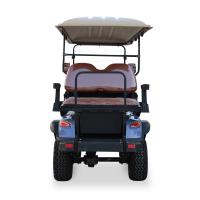China 48V 5KW AC Motor Hunting Transport 6 Seater Golf Cart with Front Drum Rear Drum Brake System and Maximum Speed ≤30Km/h for sale