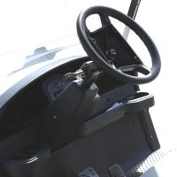 China Mini 2 Seats and Cargo Bucket 48v Electric Farm Utility Vehicle 5.44hp Horsepower 18.6mph Max. Speed for Farm Operations for sale
