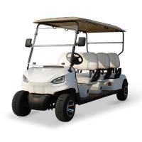China Tire Size 205/50-10 Tire diameter 18.1in 460mm Powerful 4KW AC Motor Electric Golf Cart 2024 6 Seater Transport Passenger for sale