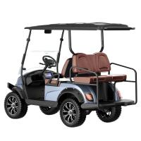 China 72V 5KW AC Motor Lifted 4 Passenger Hunter Cart Basic Edition Electric Community Golf Carts for Community Transportation for sale