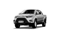 China Tiger Electric Pickup Truck 2024 EV Pickup Van Mini Trucks Engine Powerful 120kw LED Leather Single Lithium Dark Automatic for sale