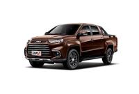 China Tiger Electric Pickup Truck 2024 EV Pickup Van Mini Trucks Engine Powerful 120kw LED Leather Single Lithium Dark Automatic for sale