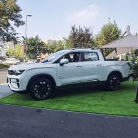 China Chinese Brand Geely radar rd6 ev pick up White ev car large storage 5 seats 400km range radar rd6 electro car New Energy vehicle for sale