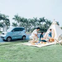 China Blue Wuling Hong Wuling Hongguang Miniev 2023 Mini Macaron Smart Car with Fuel 100% Electric for sale