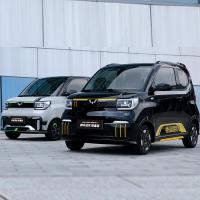 China Rear Drive Small Energy Electric Vehicles Cars Wulinghongguang MINI Electric Car Vehicle Custom's Requirement for sale