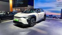 China 4690x1860x1650 Length Width Height GAC To-yota Bz4x Air Pro Max 2024 Electric 4WD SUV with 2850mm Wheelbase for sale